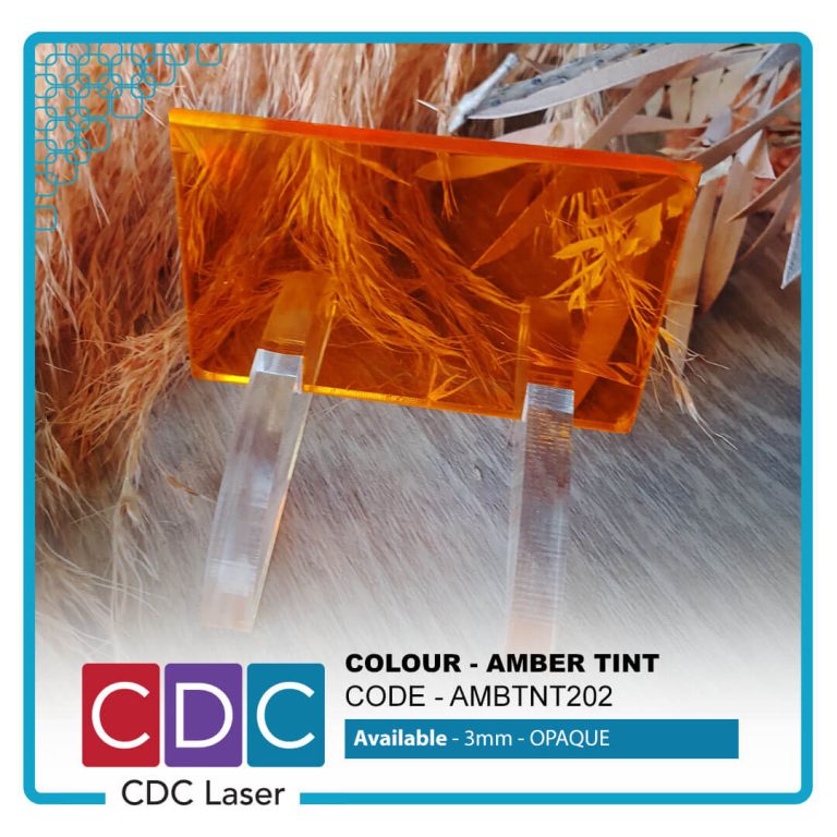 A3 3mm Amber Tint Acrylic Sheet (AMBTNT202) | Acrylic Sheets Sales